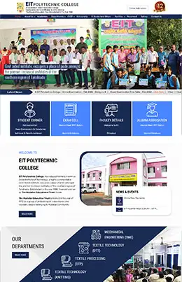 Schools Colleges Educational website designing in Coimbatore