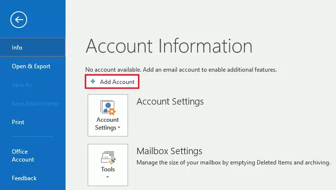 Webmail to Outlook Configurations Configuring Outlook